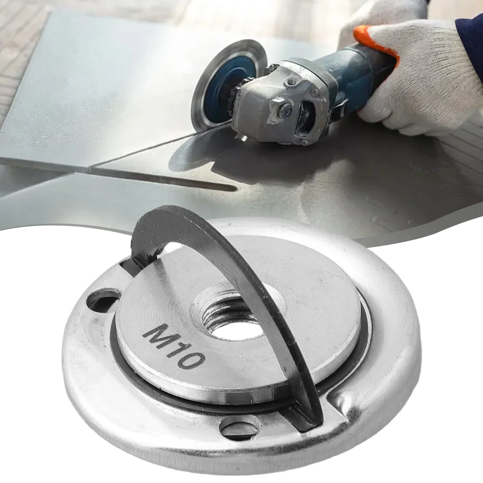 Quick-Release-Flange-Nut-M10-Thread-Angle-Grinder-Self-Locking-Pressing ...