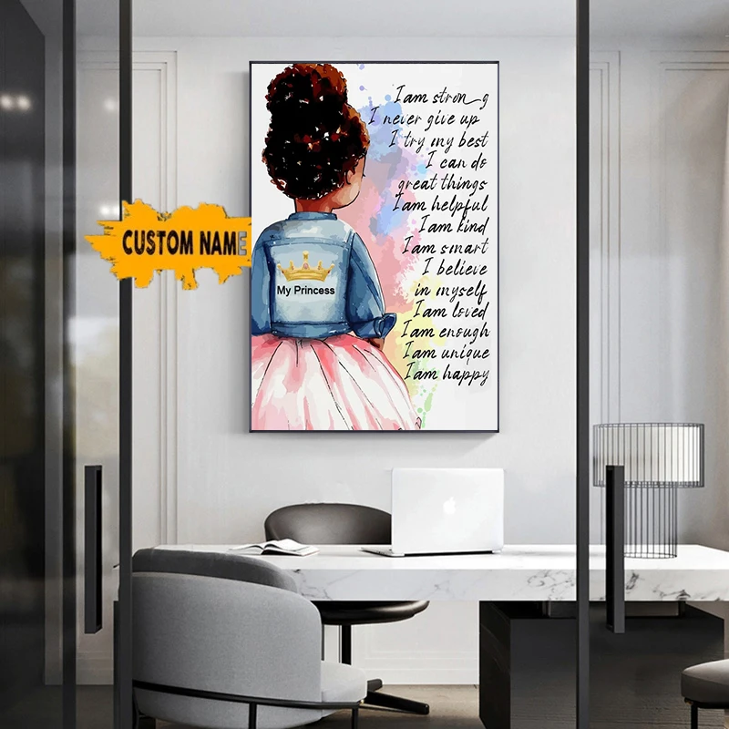 Princess Name On Canvas