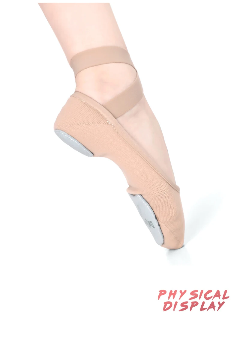 Elastic-Gymnastics-Ballet-Slippers-Ballet-Shoes-Yoga-Adult-Stretch ...