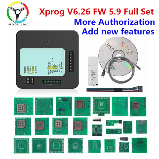 XProg-M Xprog m V6.12 V6.26 V6.50 ECU Chip Tuning Programmer tool X ...