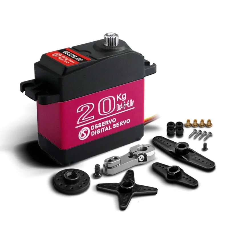 Dsservo DS3218 PRO Digital Servo 20KG Stainless Steel Gear High Speed ...