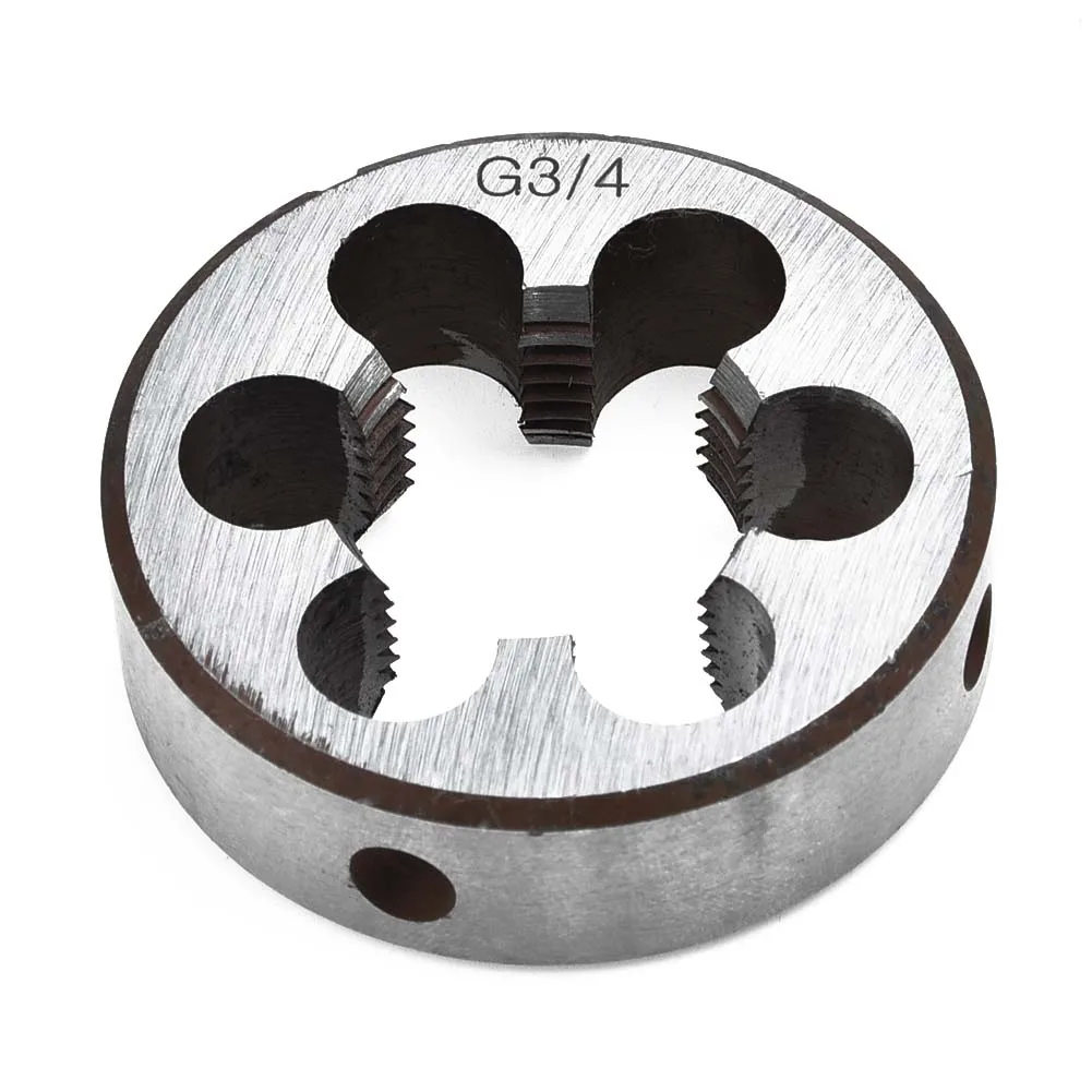Round Die High Duty Pipe Thread Dies BSP 1/8 1/4 3/8 1/2 3/4 HSS High ...