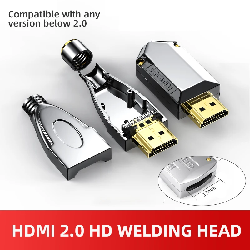 HDMI-Welding-Plug-adaptador-de-cabe-a-de-alta-defini-o-interface-de ...