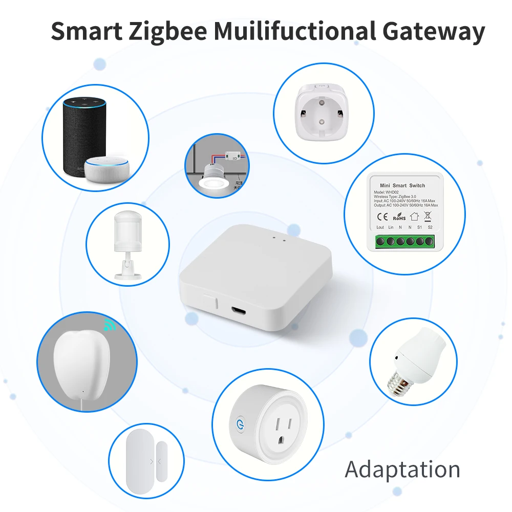 Émetteur - actionneur,Tuya Zigbee Smart Gateway airies Bridge,Stable,Signal de bain,Smart Life ...