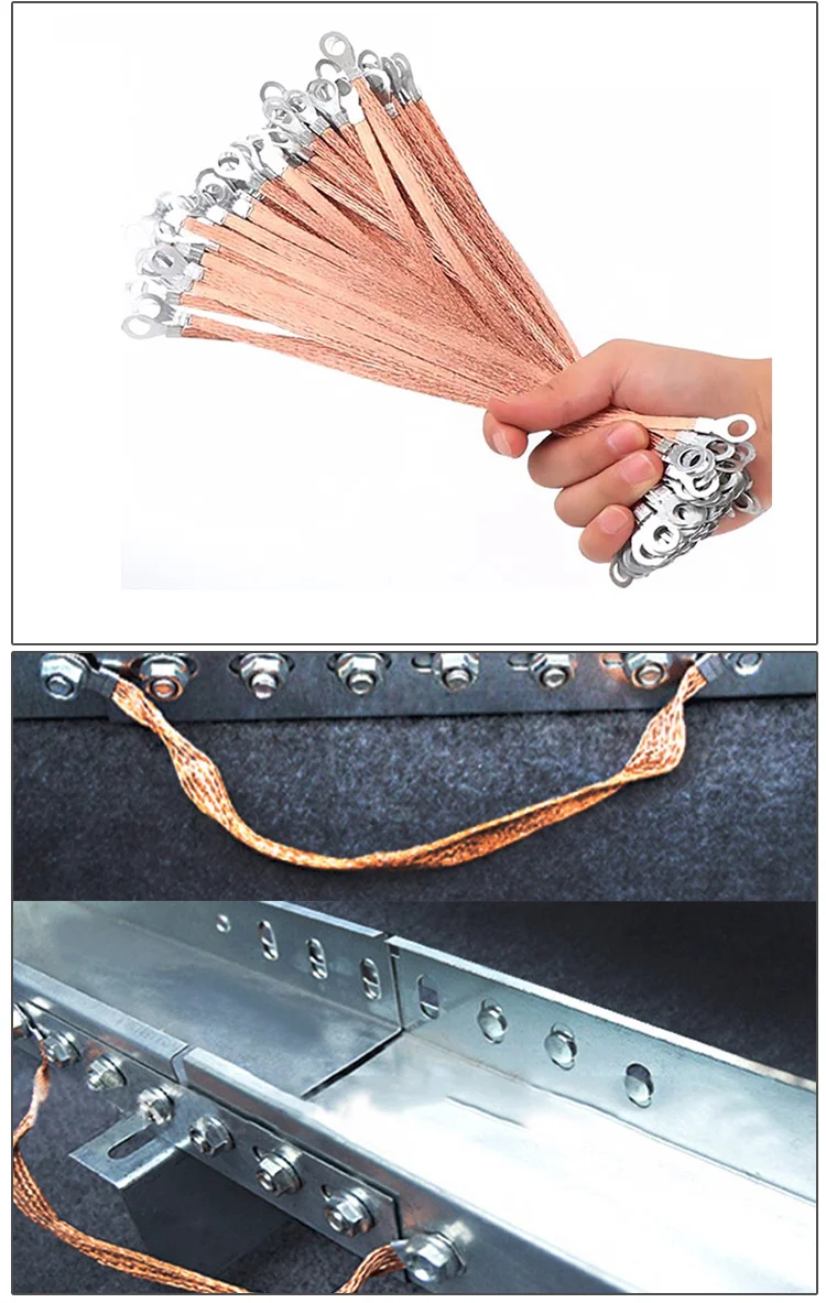 Câble-fil,Boîte électrique en aluminium plaqué cuivre, 50 pièces ...