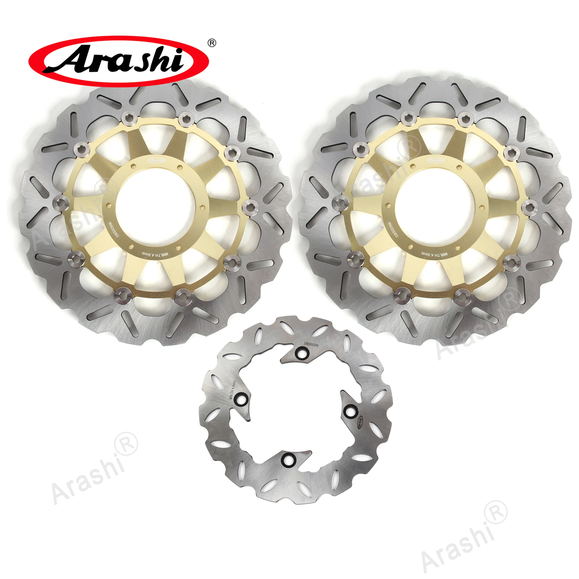 Arashi-1-Set-CNC-Floating-Front-Brake-Disc-Rear-Brake-Rotors-For-HONDA ...