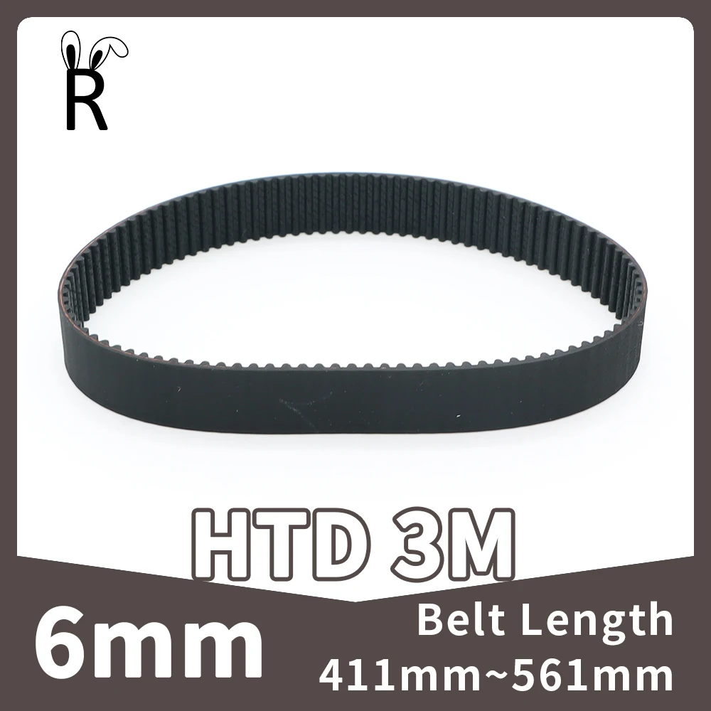 HTD-3M-Belt-Width-6mm-Timing-Belt-Length411mm-561mm-3M-Number-Of ...