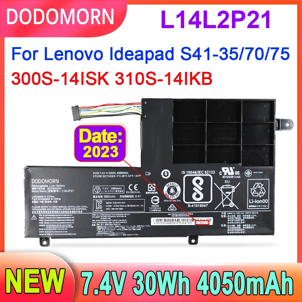 DODOMORN-L14L2P21-L14M2P21-Laptop-Battery-For-Lenovo-IdeaPad-Yoga-500 ...