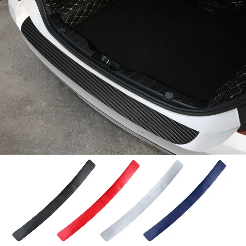 Universal-Car-Rear-Trunk-Bumper-Carbon-Fiber-Sticker-Auto-Anti-Scratch ...