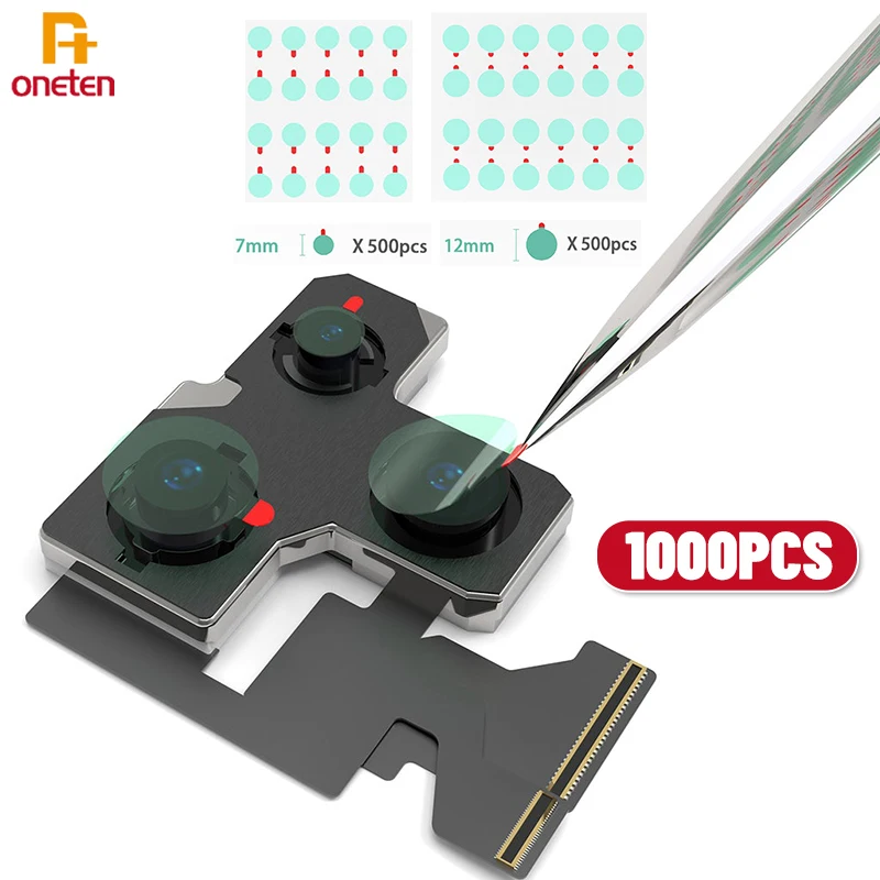 1000PCS-7mm-12mm-Infrared-Dot-Matrix-Camera-Protective-Sticker-For-X-XS ...