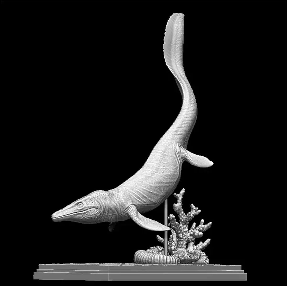 1-35-Tylosaurus-Model-Mosasauridae-Predator-Animal-Unpainted-Collector ...
