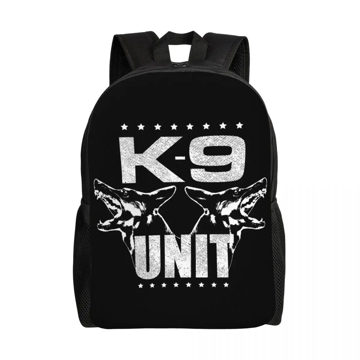 Personalized-K-9-Unit-Police-Dog-Backpack-Women-Men-Casual-Bookbag-for ...