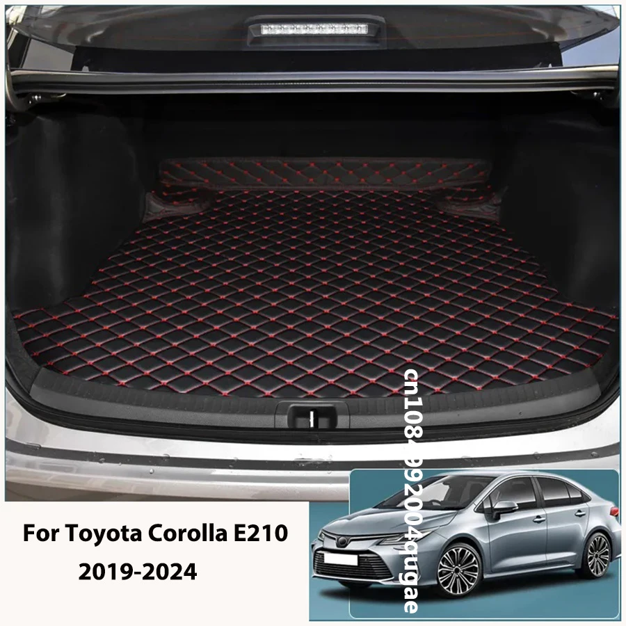 1pc-Car-PU-Leather-Trunk-Mat-Rear-Liner-Cargo-For-Toyota-Corolla-E210 ...