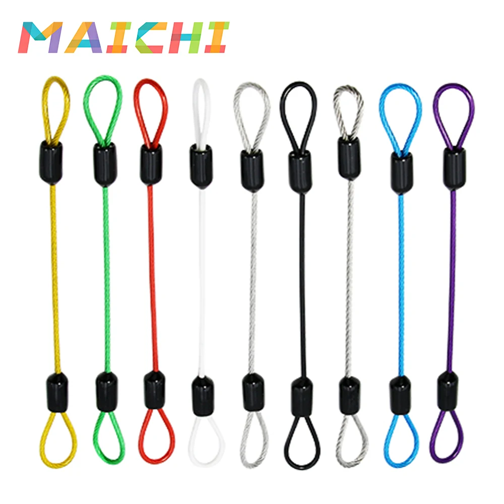 2mm-Thick-Stainless-Steel-Wire-Cable-With-Loops-PVC-Coated-Wire-Rope ...