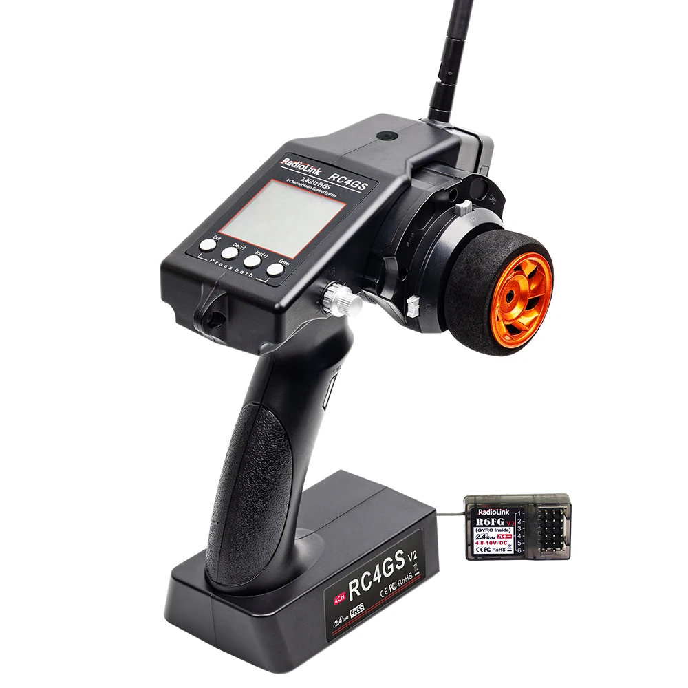 Radiolink Rc4gs V2 4ch Rc Radiozender Met R6fg Gyro Ontvanger 400M ...