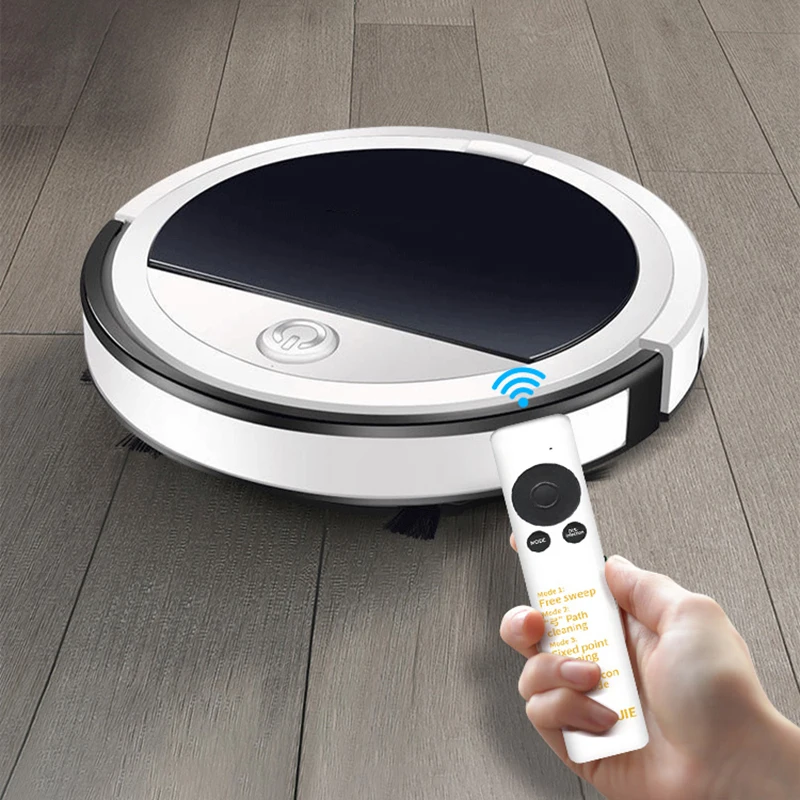 Household-Rechargeable-Smart-Auto-Floor-Sweep-Mop-Machine-With-Water ...
