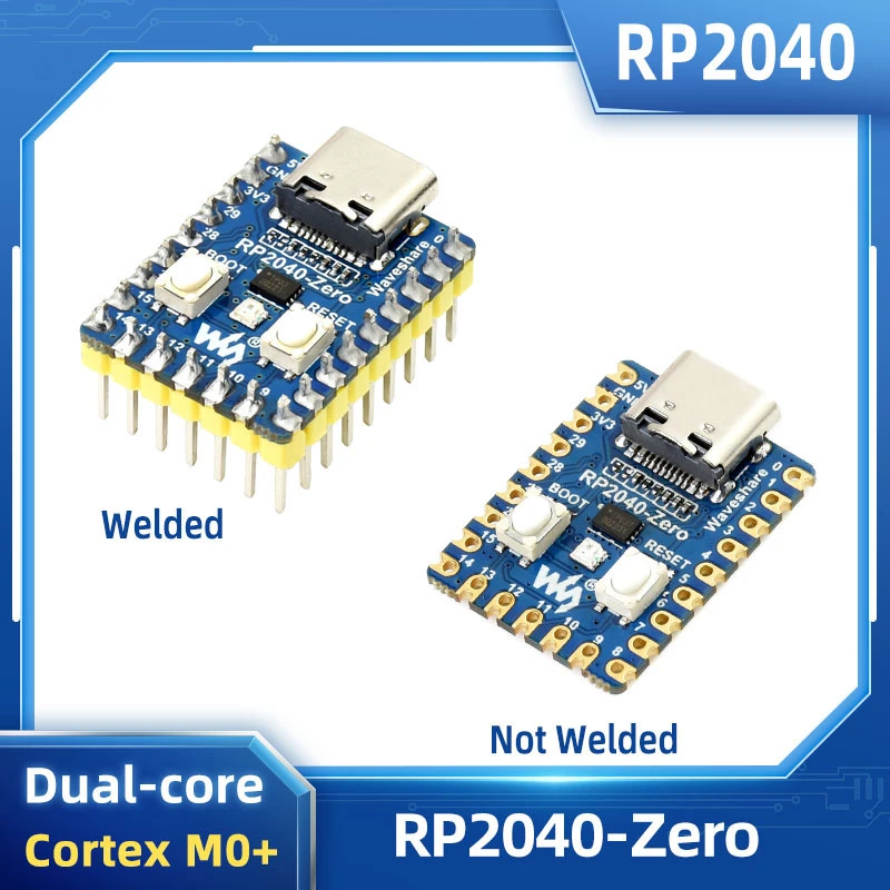 Rp2040-zero Pico-like Mcu Board Base On Raspberry Pi Pico Rp2040 Dual-core Arm Cortex M0 ...