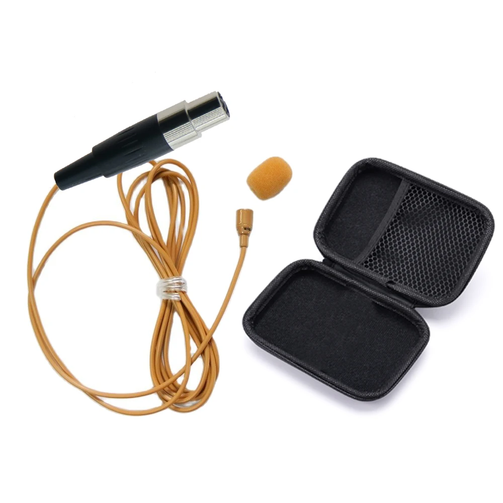 Tan SM11 Tie Clip Lavalier Microphone For Shure PGX ULX SLX UR1 BLX SVX ...