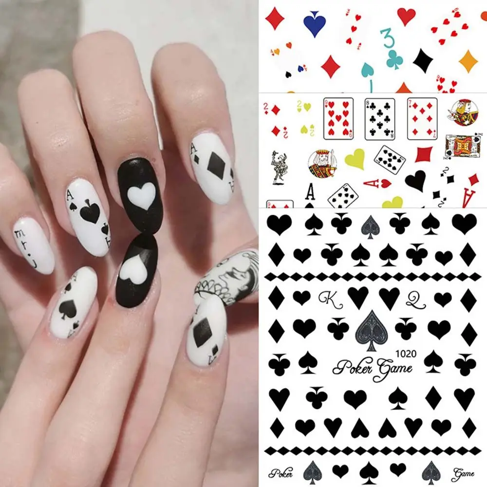 Playing Card Nail Art