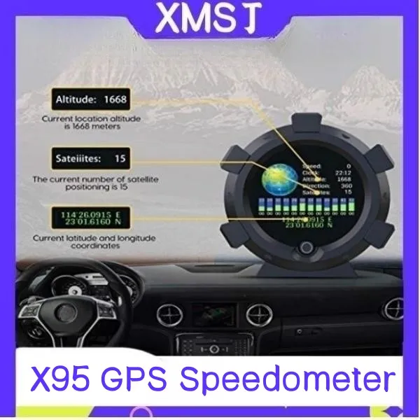 X95-GPS-Speedometer-Level-Tilt-Gauge-Automotive-Replacement-Multi ...