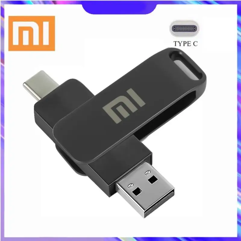 샤오미 메탈 USB 플래시 드라이브, USB 3.0 스틱 OTG 펜 드라이브, 2 인 1, 2TB, 1TB, 512GB ...