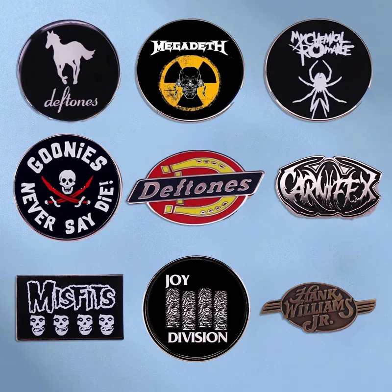 Fashion-American-Rock-Band-Brooch-Punk-Music-Badge-Unique-Jewelry-Gift ...