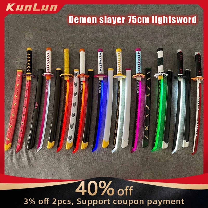Demon-Slayer-Katana-Lightsaber-Cos-Tanjiro-Prop-Cosplay-Samurai-de ...