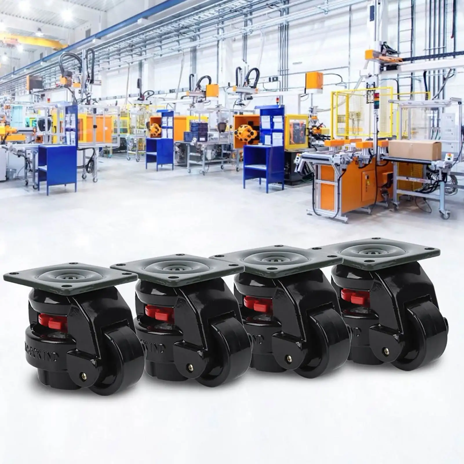 Heavy Duty Leveling Caster Level Adjustment Caster GD‑60F Heavy Duty Industrial Roller Wheel ...