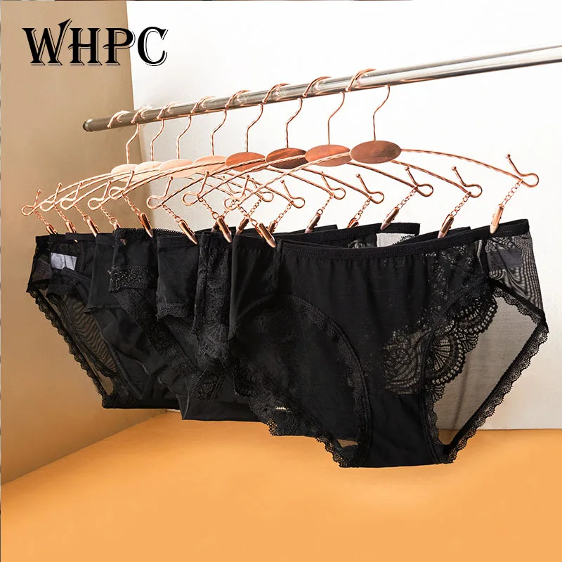 Women's Lace Exotic Panties Female See through Intimate Underwear ...