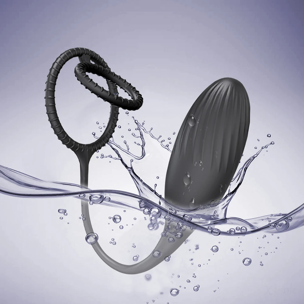 Vibrating-Butt-Plug-with-Penis-Ring-for-Men-Remote-Control-Anal ...