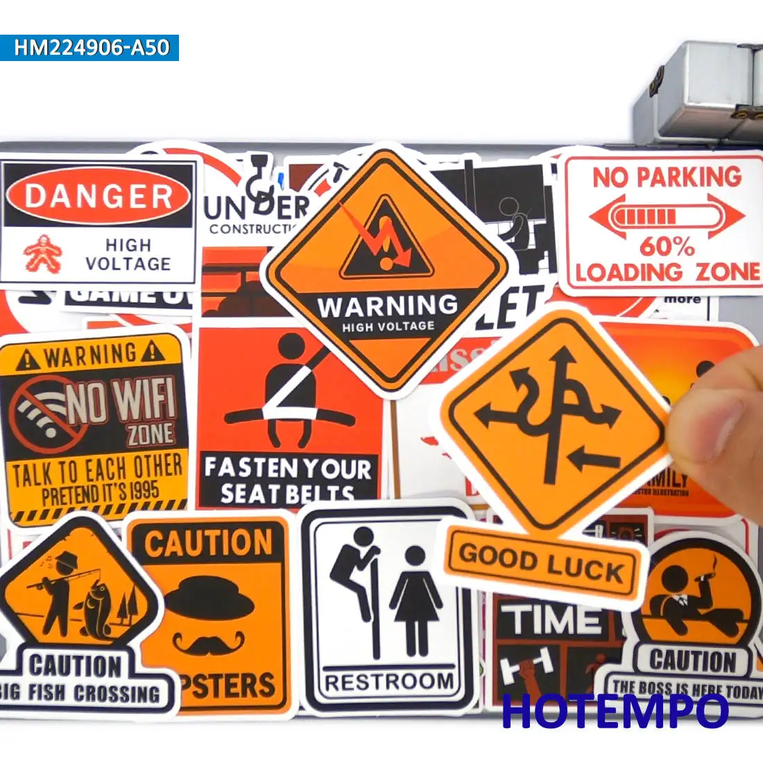 20-30-50Pieces-Danger-Warning-Decals-Stop-Signs-Caution-Tip-Funny ...