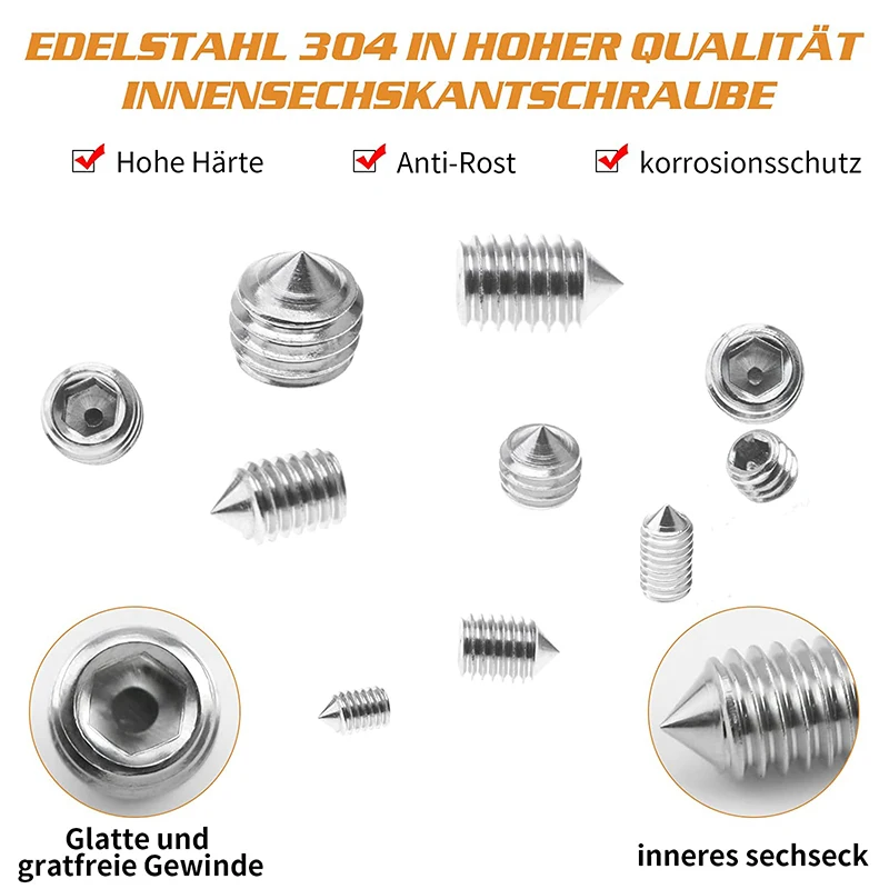 Set Screw Types