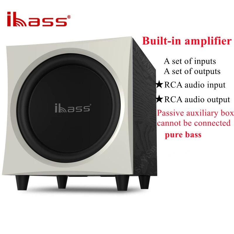Ibass altavoz subwoofer de alta potencia, amplificador incorporado ...