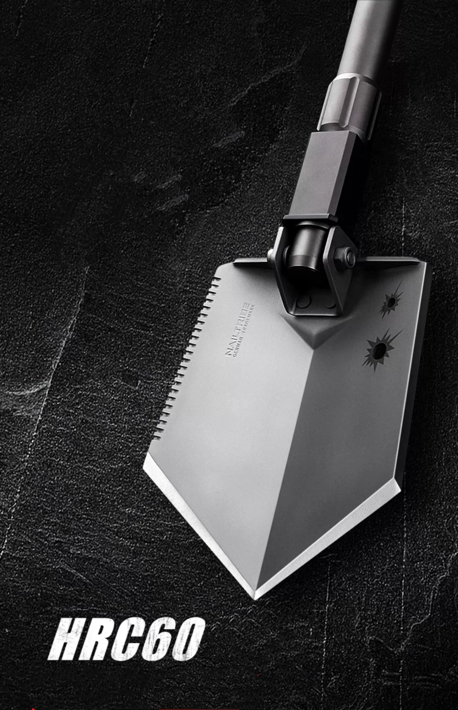 Super Hard Engineer Shovel Multi-functional Armory Manganese Steel ...