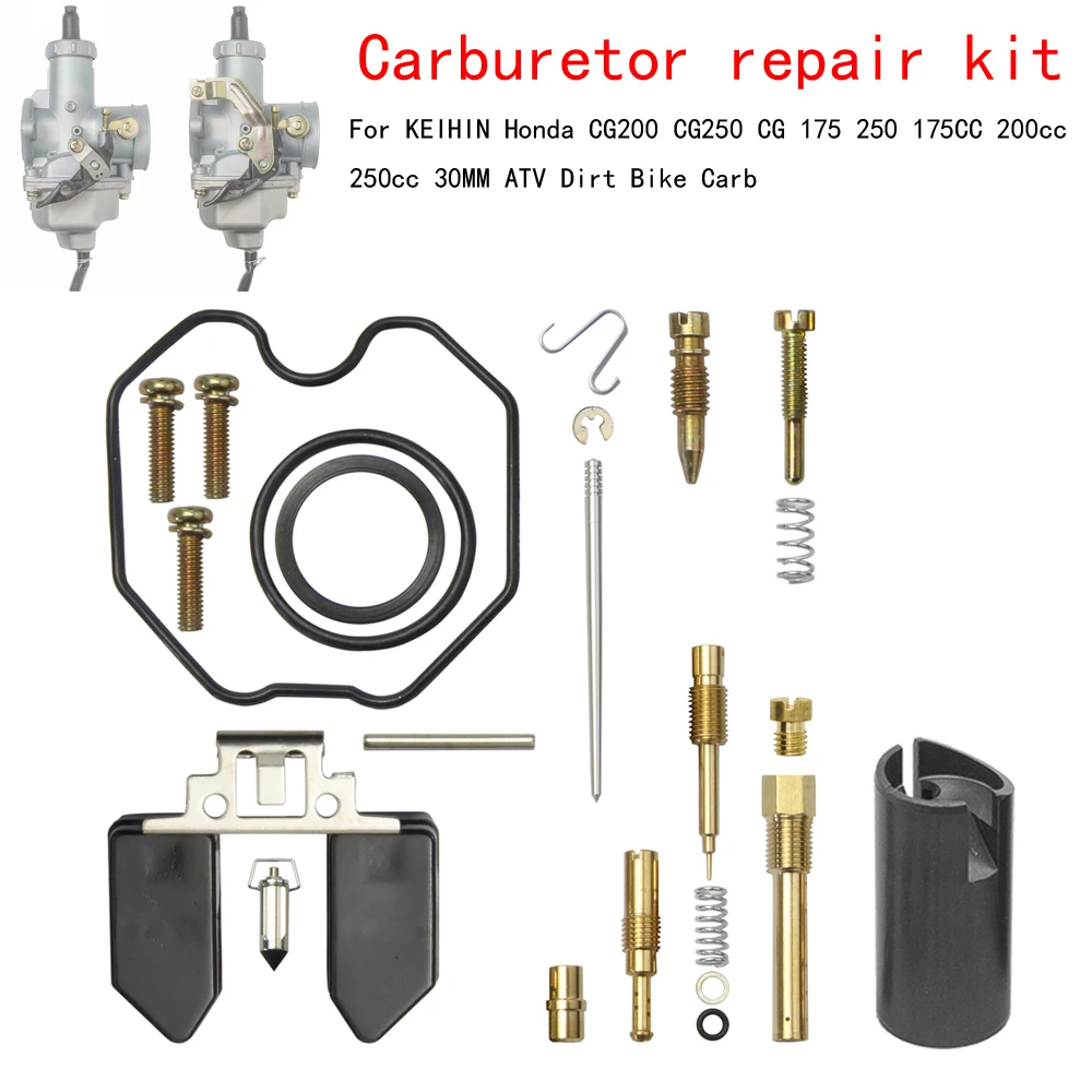 PZ30 Carburetor repair kit Carb For KEIHIN Honda CG200 CG250 CG 175 250 175CC 200cc 250cc 30MM ...