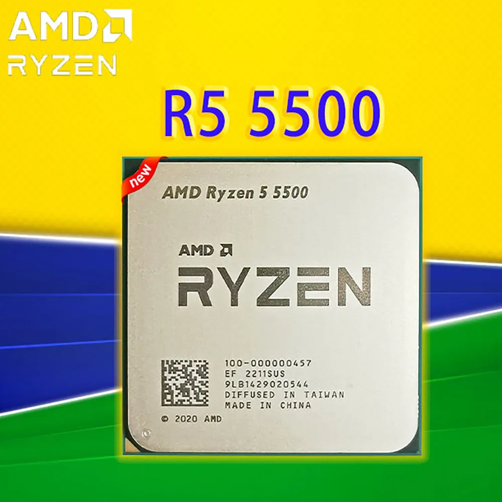 New Amd Ryzen 5 5500 R5 5500 3.6ghz Six-core Twelve-thread Cpu ...