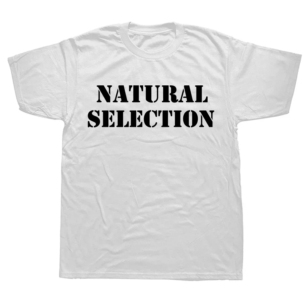 Natural-Selection-Text-Printing-Man-T-shirts-Evolution-Graphic-T-Shirts ...