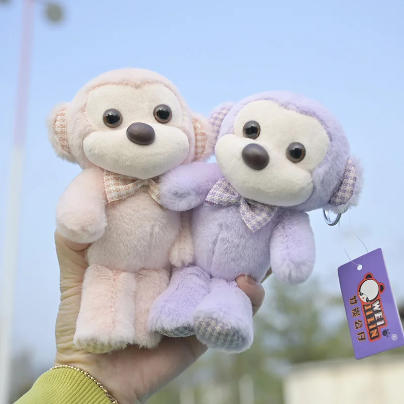 1pcs-Cartoon-Kawaii-Monkey-Plush-Doll-Toy-Keychain-Fashion-Plush ...
