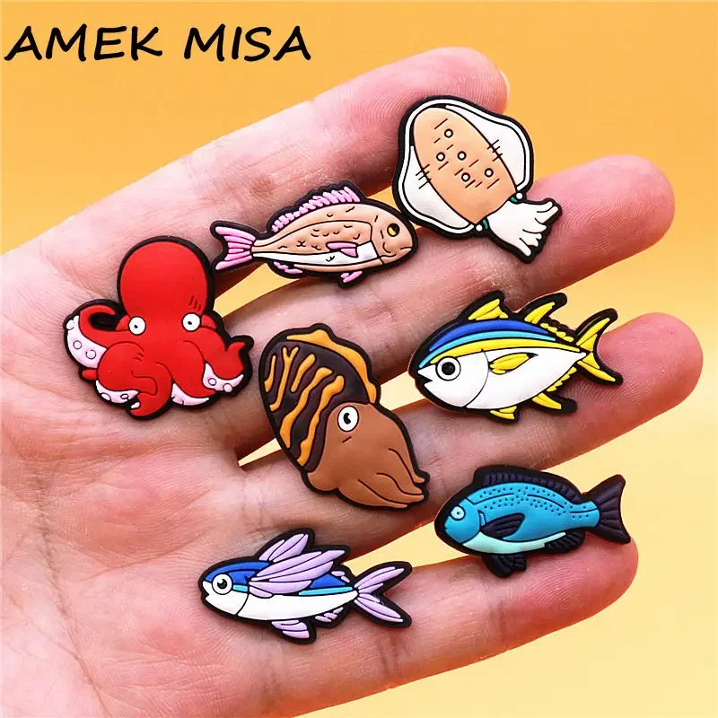 1pcs-Lovely-Fish-PVC-Shoe-Buckle-Decorations-Clog-Clip-Charms-Flying ...