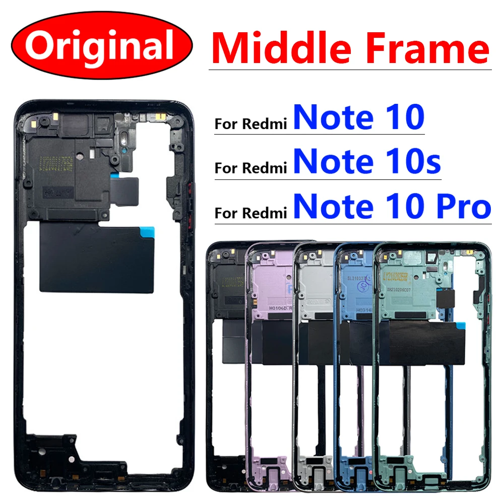 Original For Xiaomi Redmi Note 10 / Note 10s / Note 10 Pro Middle Frame ...