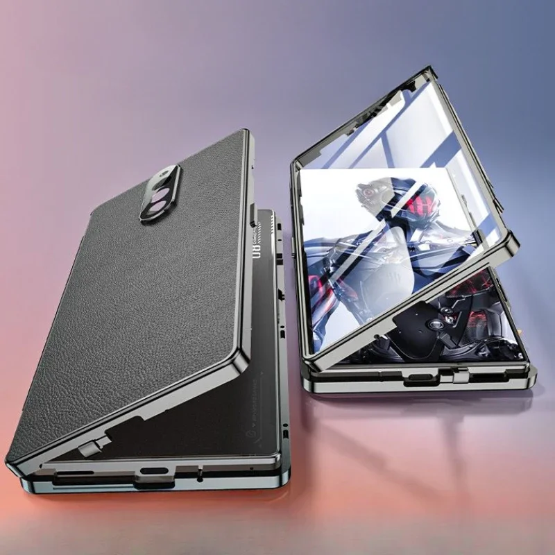 Magnetic-Glass-Case-For-ZTE-Red-Magic-8-Pro-Plus-360-Full-Protection ...