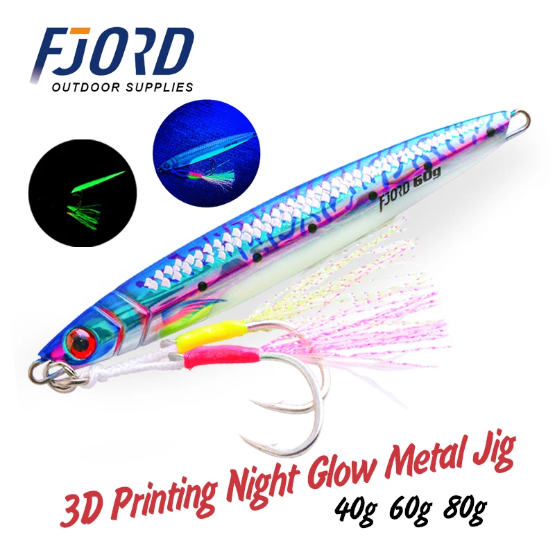 FJORD-3D-Printing-Metal-Jig-Night-Glow-Vertical-Jig-40g-60g-80g-Laser ...