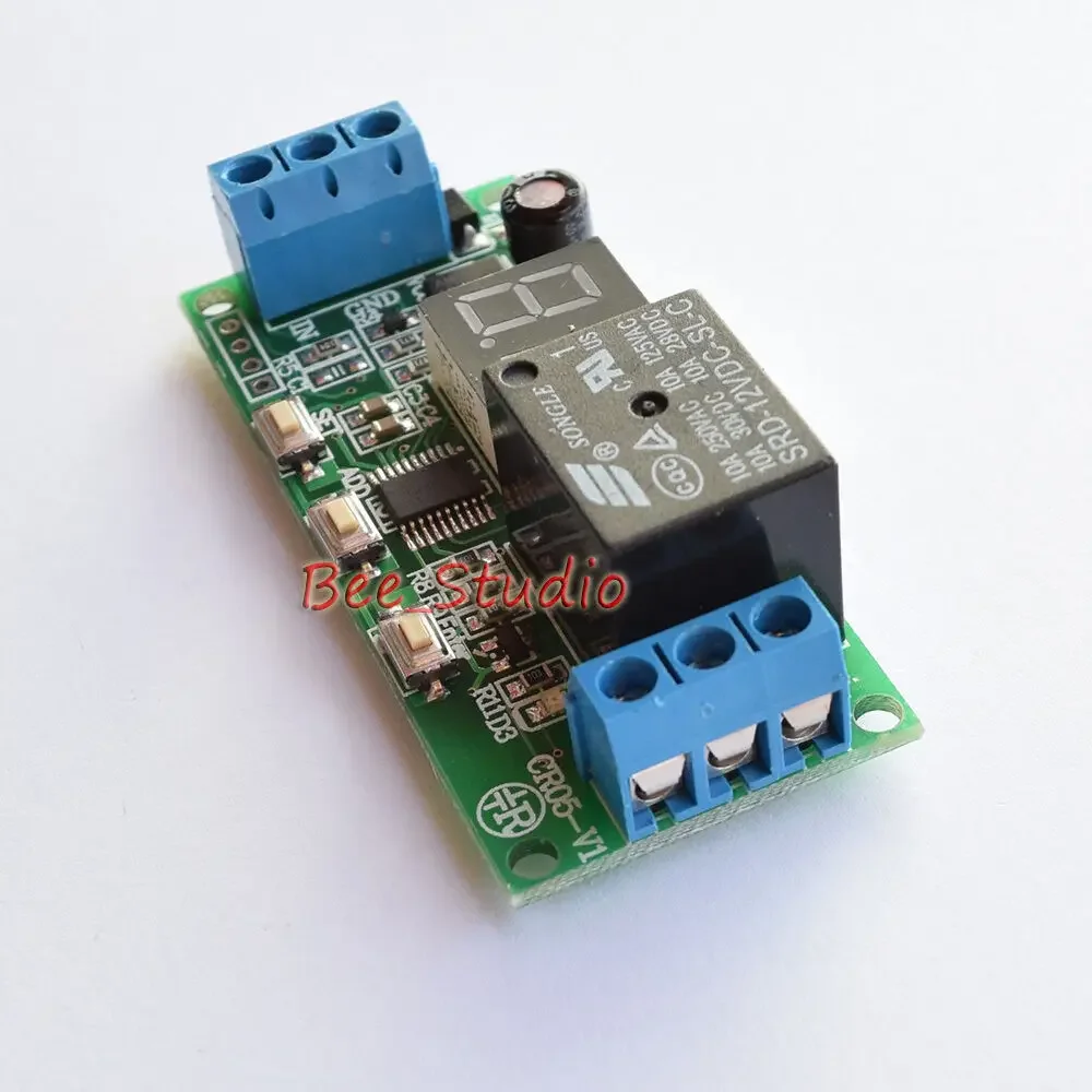 DC-5V-12V-24V-Digital-LED-Display-Multifunction-Relay-PLC-Cycle-Timer ...