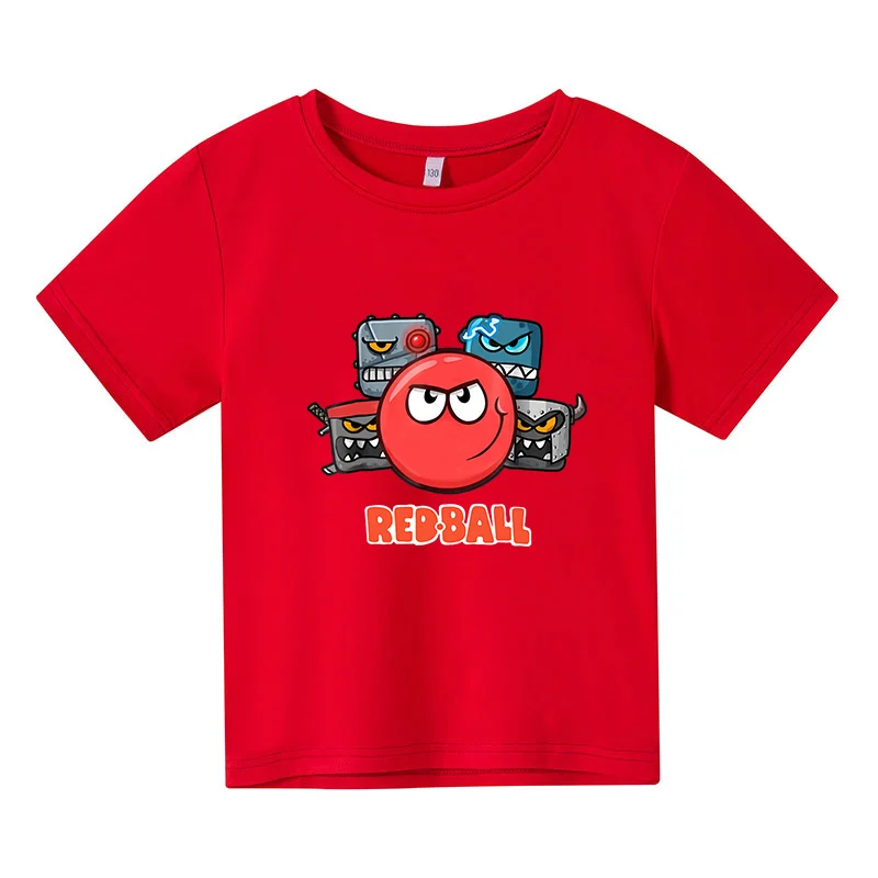 Summer-Fashion-Children-Clothes-Game-Red-Ball-T-shirt-For-Kids-Sets ...