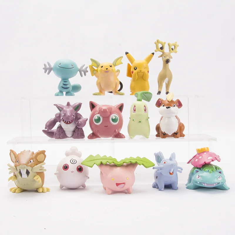 3-5cm-13pcs-Lot-Pokemon-Raticate-Chikorita-Rattata-Venusaur-Jigglypuff ...
