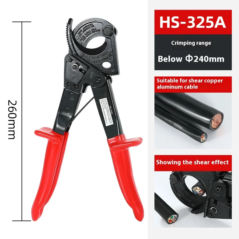 Electrician-Cable-Cutter-Copper-Aluminum-Shear-Tools-Wire-Cutting-Plier ...
