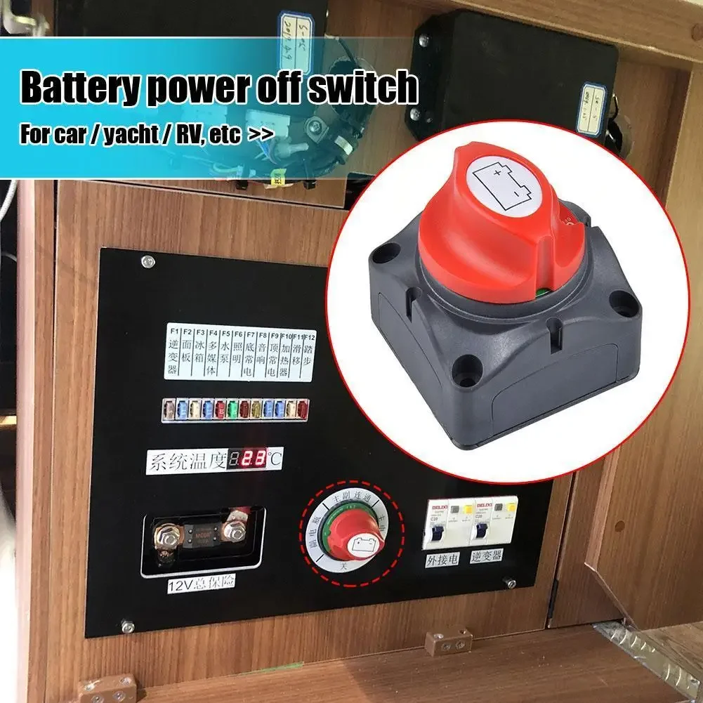 Auto Battery Disconnect Switch 2 Position 50A 100A 300A Marine Cut Off ...