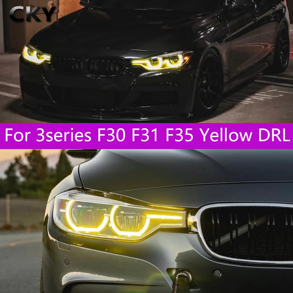 Car Headlight Csl Yellow Drl Led Module Set For Bmw 3series F30 F31 F35 ...