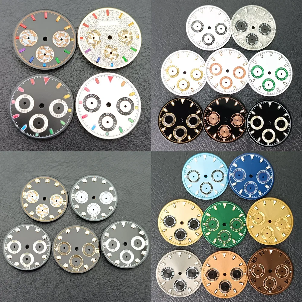 29mm diameter mechanical watch sterile dial suitable for VK-63 movement ...