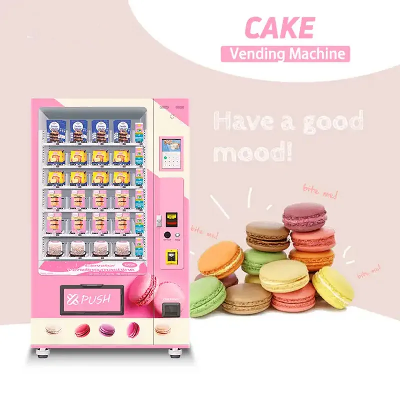 Touch-Screen-Refrigerated-Salad-Healthy-Food-Dispenser-Dessert-Cupcake ...
